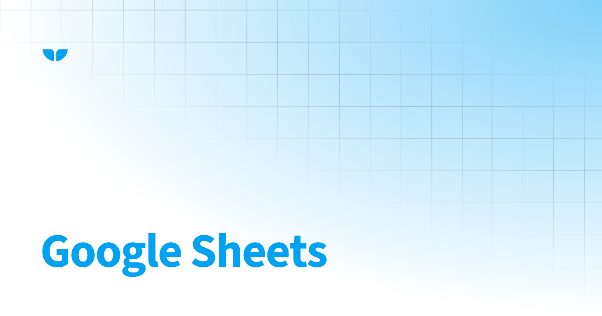 Google Sheets | Welcome to Whalesync Google Sheets | Welcome to Whalesync